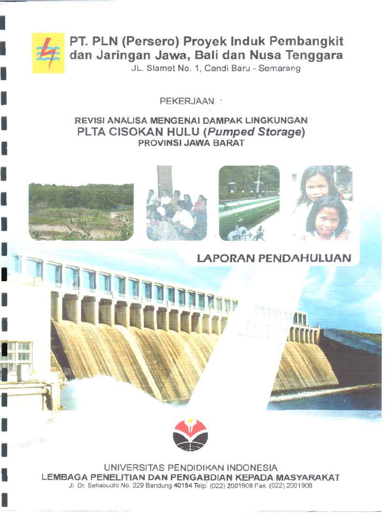 Laporan Pendahuluan - Revisi Analisa Mengenai Dampak Lingkungan PLTA ... Laporan Pendahuluan - Revisi Analisa Mengenai Dampak Lingkungan PLTA ...