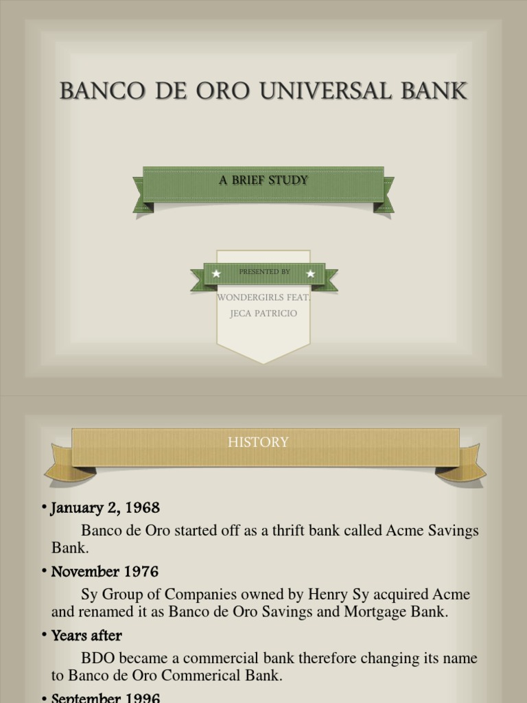 BDO | Bdo Unibank | Banks