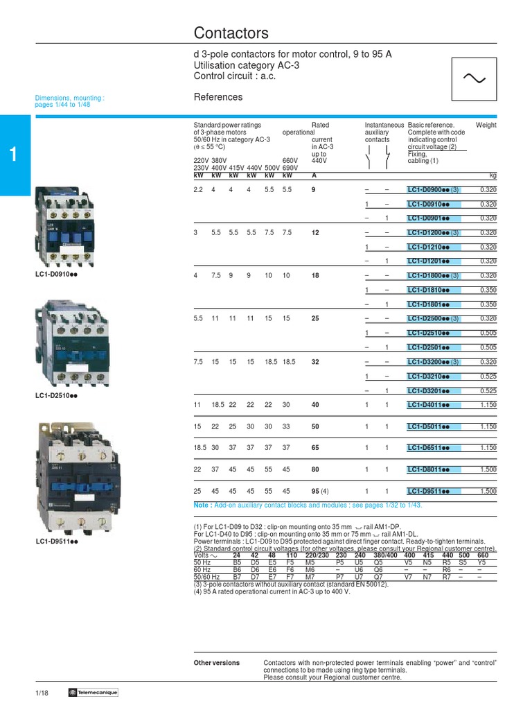 Schneider Electric-LA2-DT2-datasheet1-1053880102 PDF | PDF | Relay ...