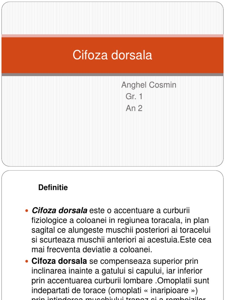 Cifoza Dorsala | PDF