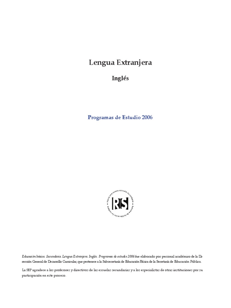 Lengua Extranjera | PDF