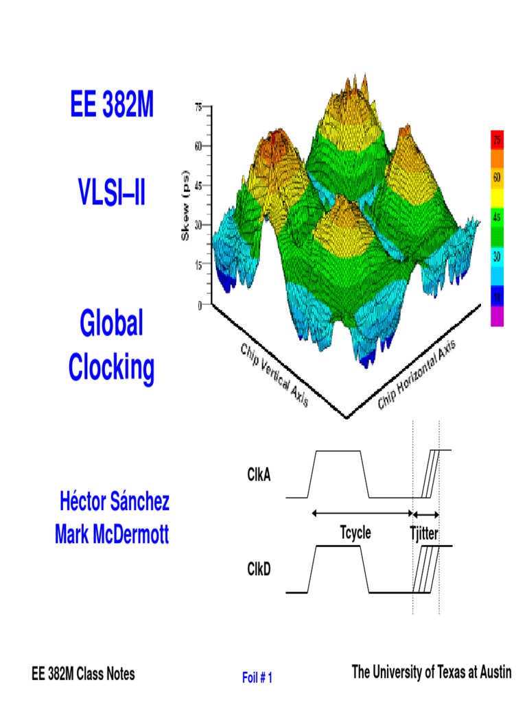 EE 382M VLSI-II Global Clocking | PDF | Electrical Circuits | Electromagnetism