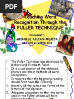 Fuller Approach to Beginning Reading | PDF | Writing | Cognitive Science