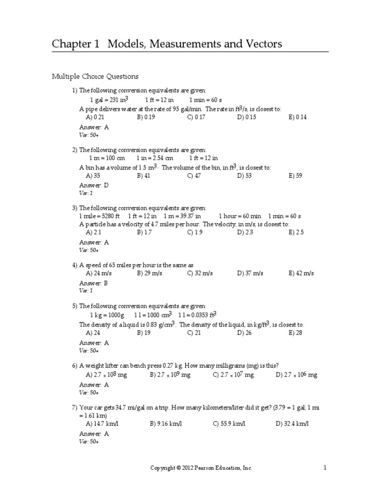 1physics CH1 | PDF | Euclidean Vector | Physics