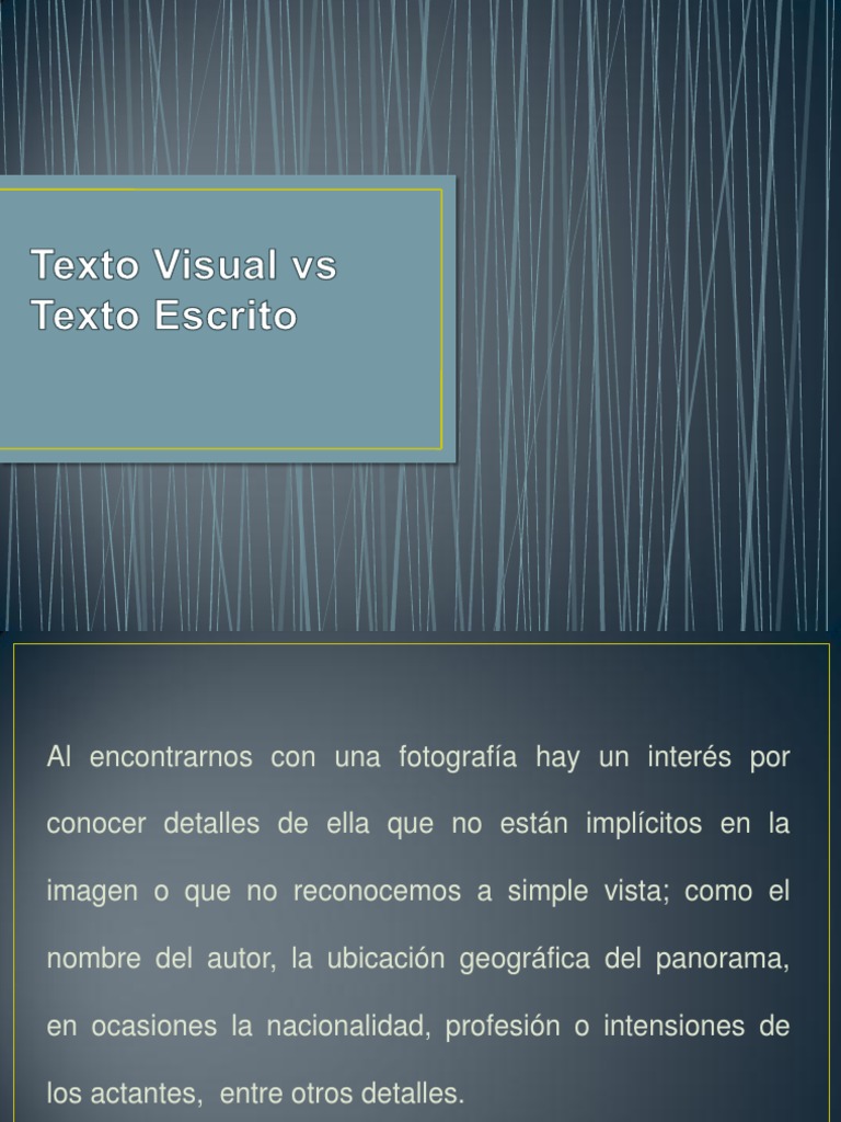 Texto Visual vs Texto Escrito | Fotografía aérea | España