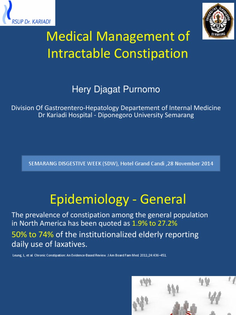 Medical Management of Intractable Constipation (FINAL)2 | Constipation ...