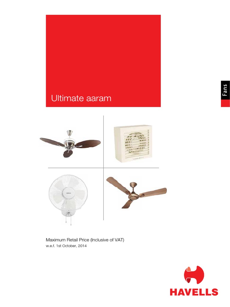 Ceiling Fan Price List | PDF | Value Added Tax | Business