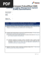 Contoh CSMS | PDF