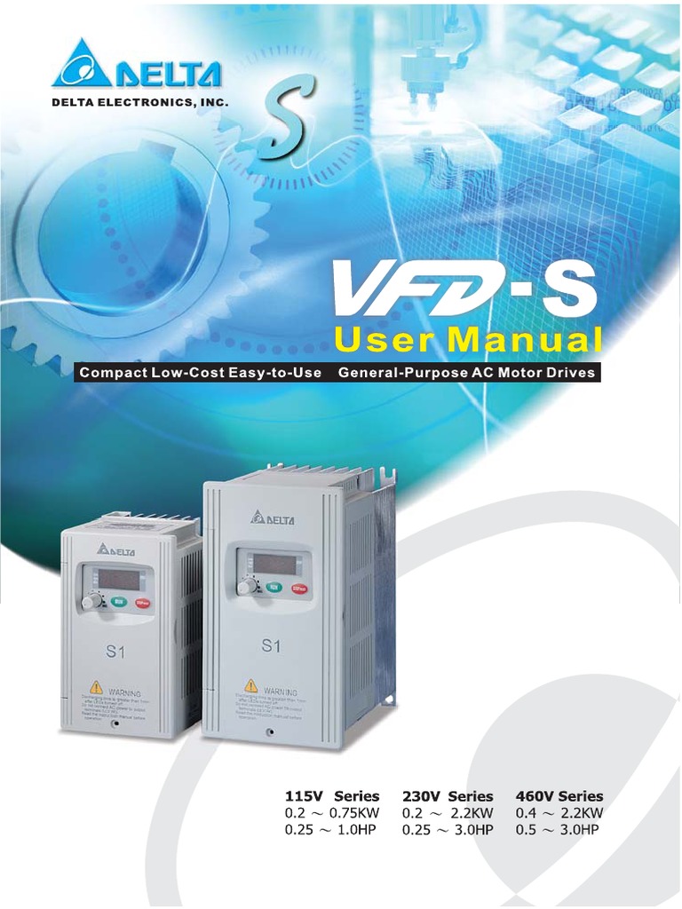 VFD Manual | Parameter (Computer Programming) | Power Inverter