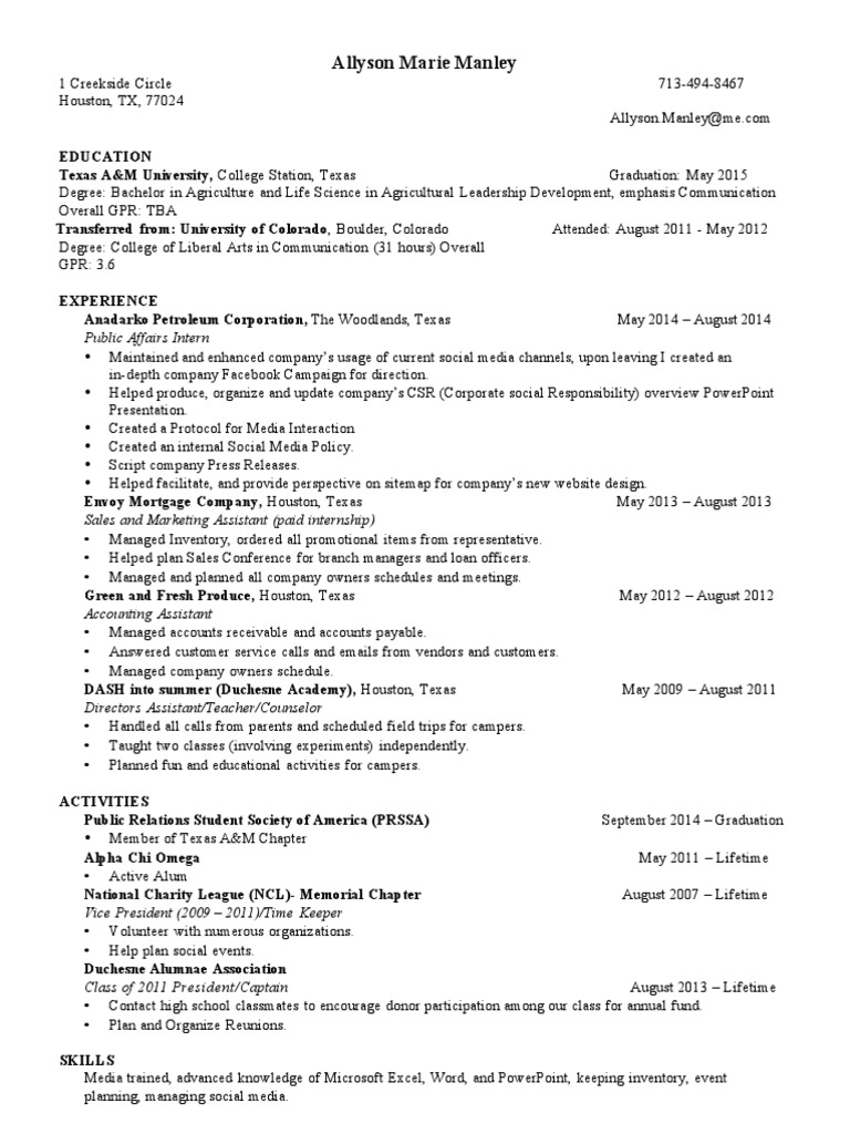 Updated Resume PDF | PDF