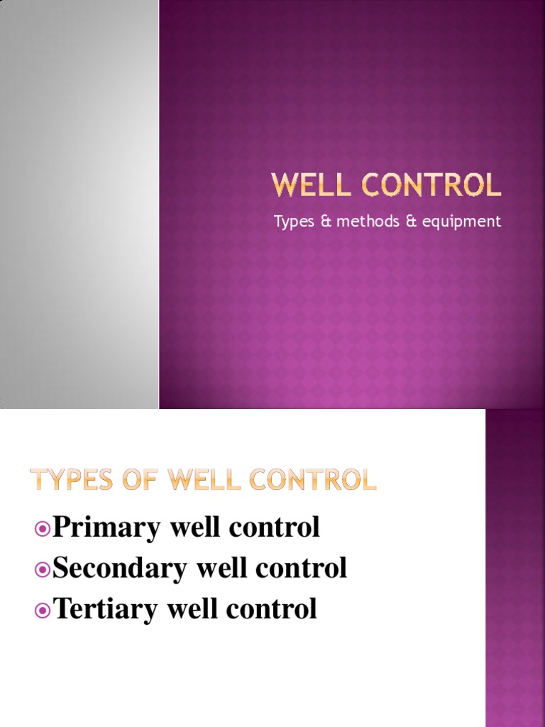 Well Control Methods and Equipment | PDF | Blowout (Well Drilling) | Gases