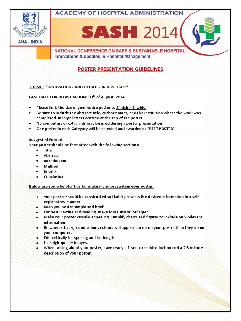 Poster Presentation Guidelines | PDF
