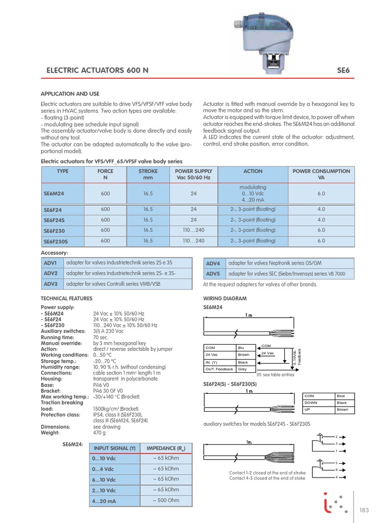 Valve Actuator Pdf Valve Actuator