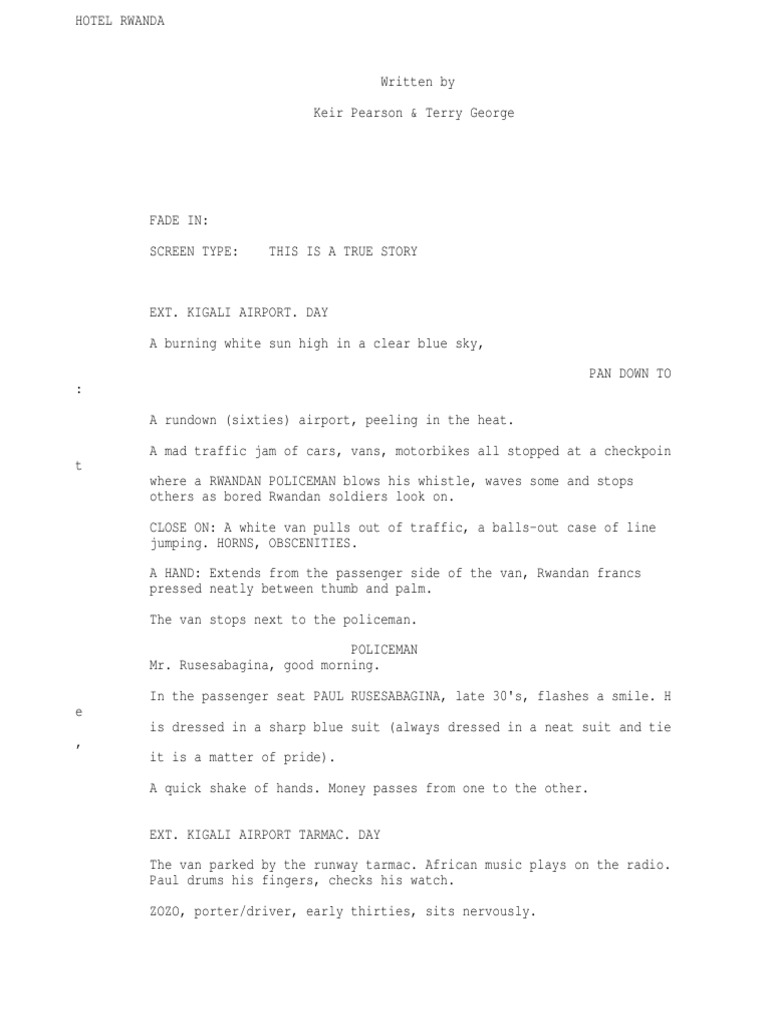 Hotel Rwanda | PDF | Tutsi | Hutu