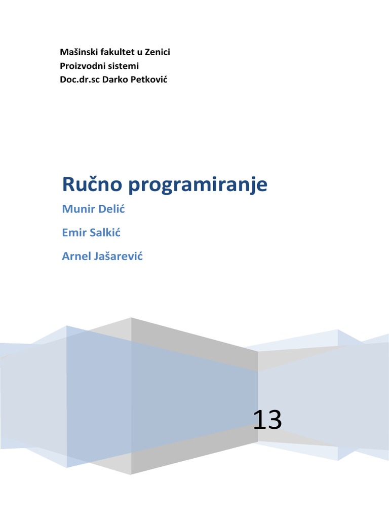 Seminarski Rucno Programiranje | PDF