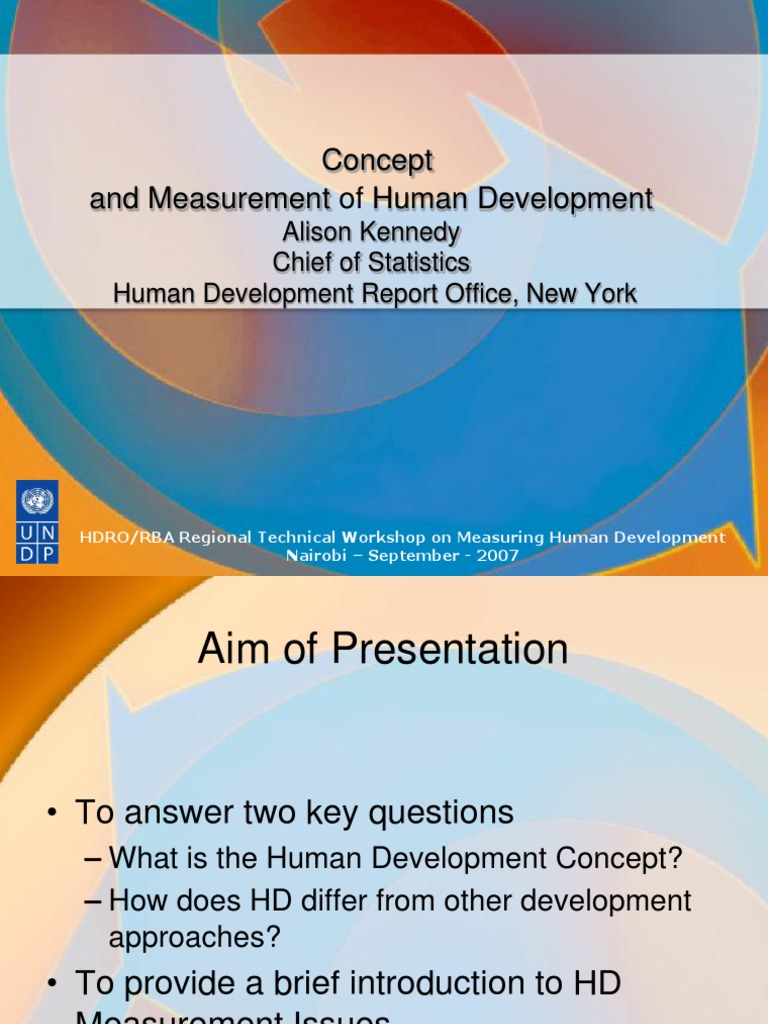 Concept and Measurement of Human Development | PDF | Human Development ...