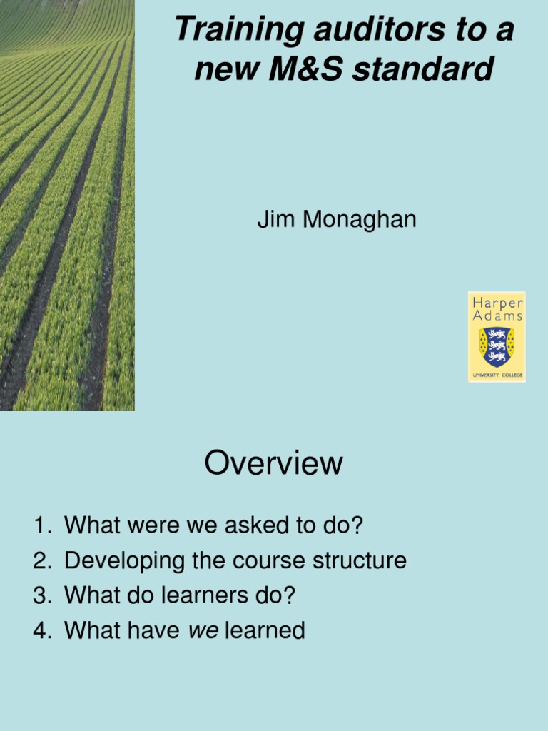 Field To Fork | PDF | Audit | Business