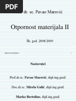 SKRIPTA Otpornost Materijala 2 Dio ARHITEKTURA 2021-2022 | PDF