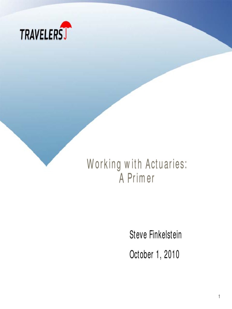 Finkelstein Steve | PDF | Actuary | Insurance