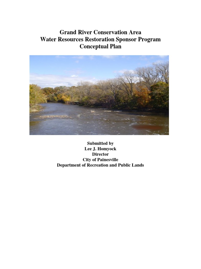 Grand River Conservation Area Conceptual Plan | River | Riparian Zone