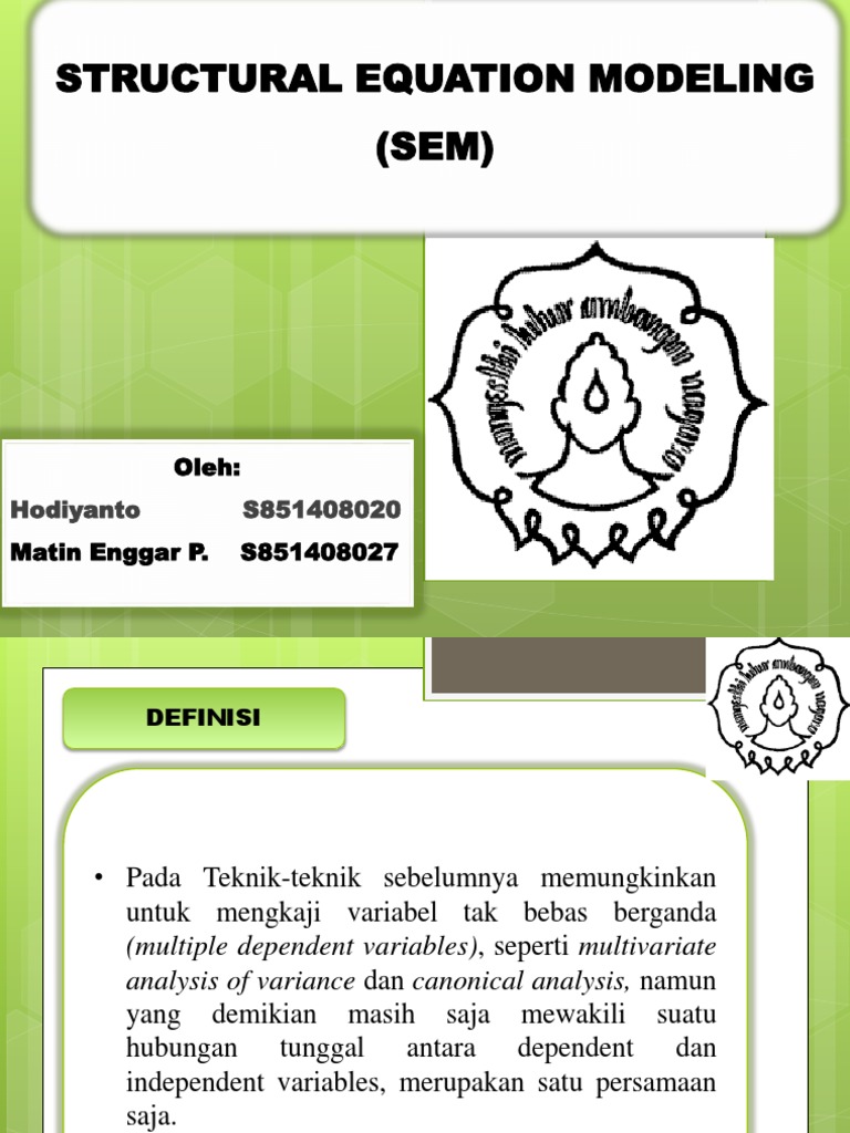 SEM Dengan AMOS | PDF