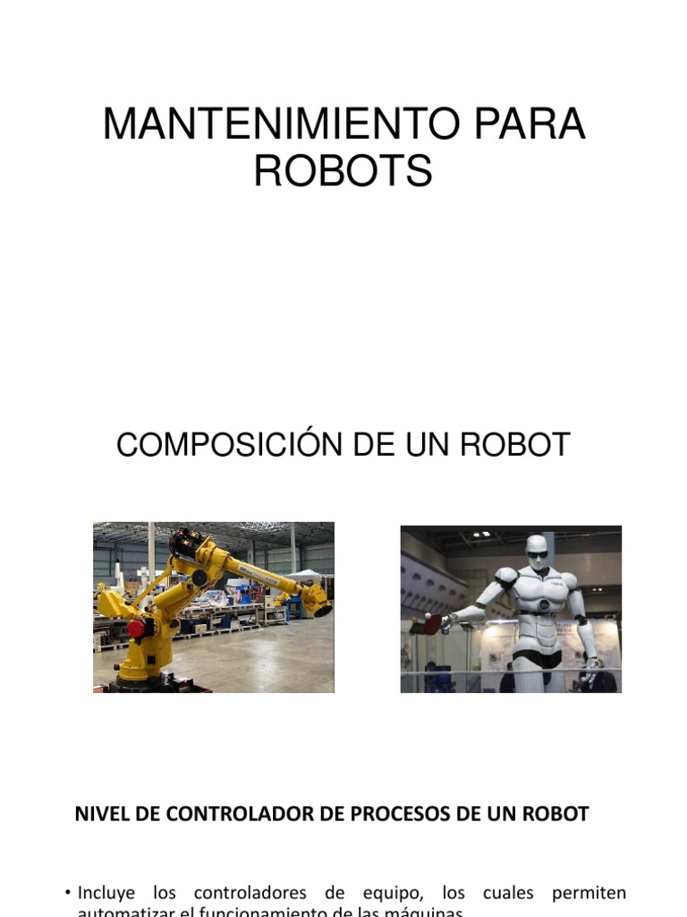 Mantenimiento para Robots | PDF | Robot | Robótica