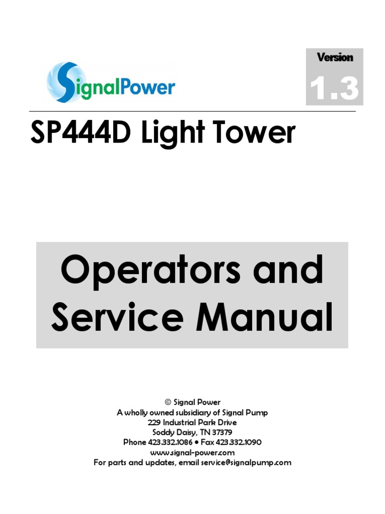 Hybrid Tower LED 444 Manual Diesel | PDF | Battery Charger | Power Inverter