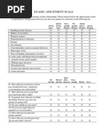 Relationship Assessment Scale Overview | PDF