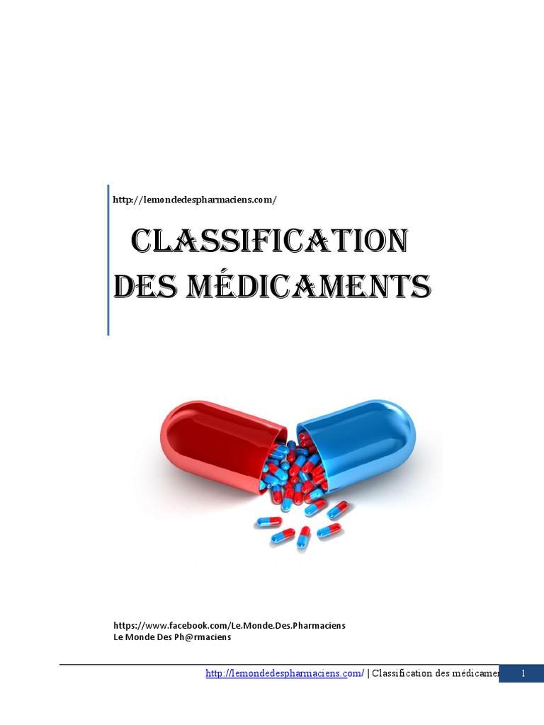 Classification Des Medicaments | Drugs | Pharmacology