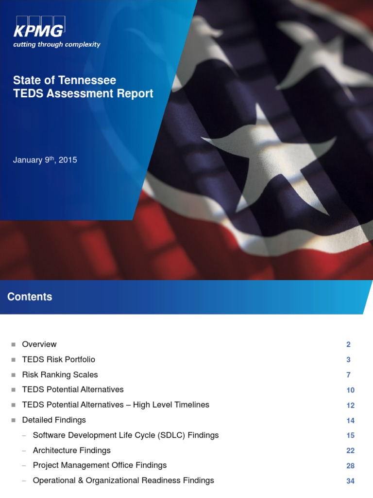State of Tennessee TEDS Assessment Report | PDF | Limited Liability ...