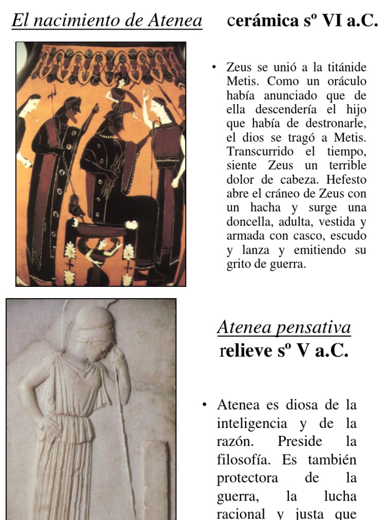 Nacimiento y Mito de Atenea | PDF