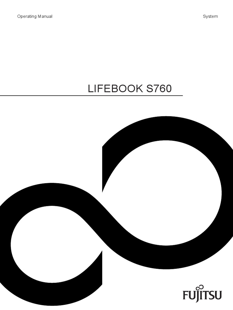 Lifebook S760: Operating Manual System | PDF | Computer Keyboard | Laptop