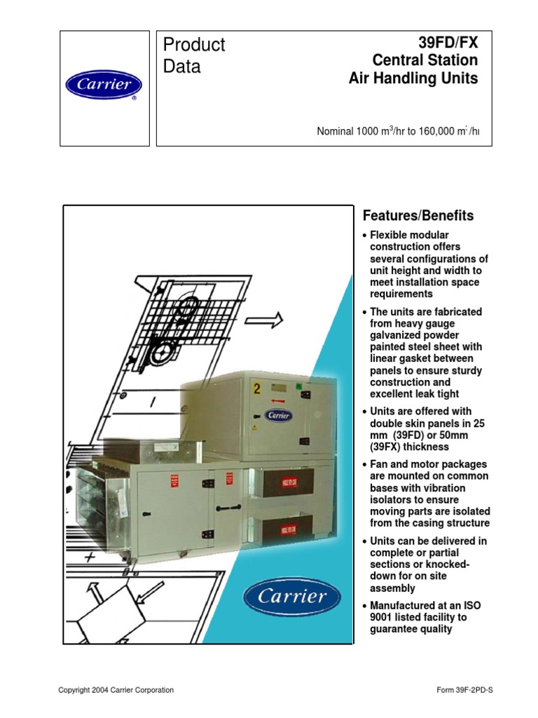 Carrier Ahu .-39fx - PD | Mechanical Fan | Belt (Mechanical)