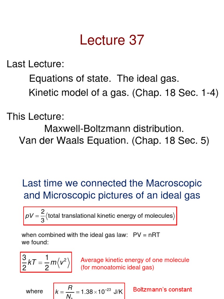 Classical Mechanics Formula | Download Free PDF | Gases | Phase (Matter)