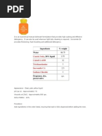 Laundry Detergents Formulation With Explanations | PDF | Bleach ...