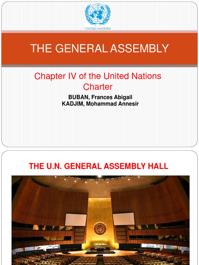The General Assembly | PDF | United Nations General Assembly | United ...