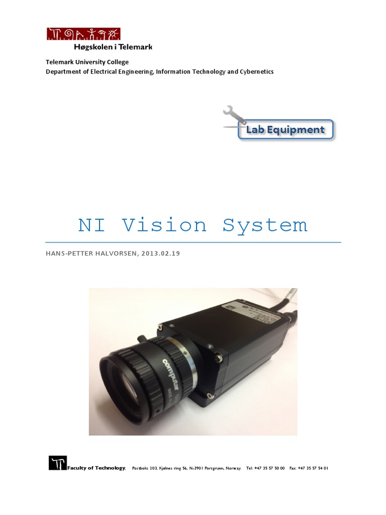 NI Vision System | PDF | Computing | Computer Engineering