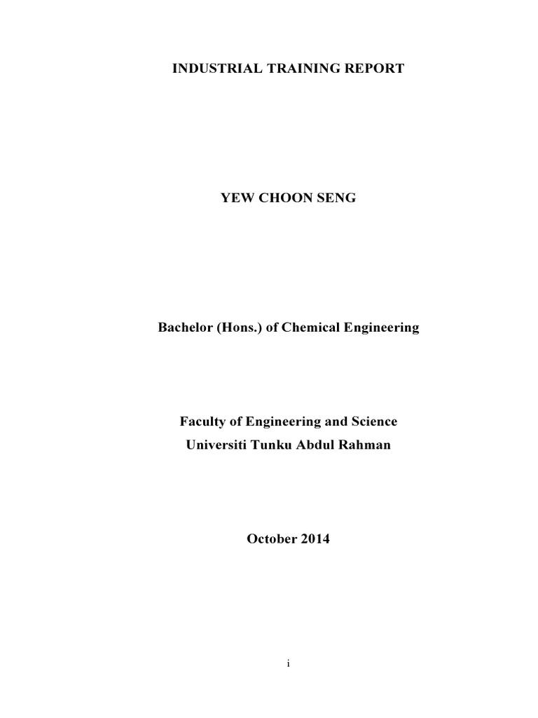 Industrial Training Report Utar | PDF | Quality Assurance | Quality ...