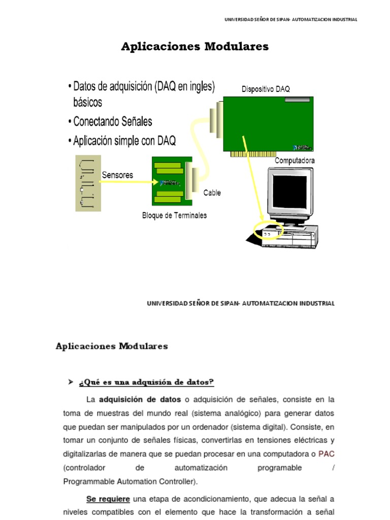 ADQUISICIÓN DE DATO LABVIEW | PDF | Adquisición de datos | Tecnología ...