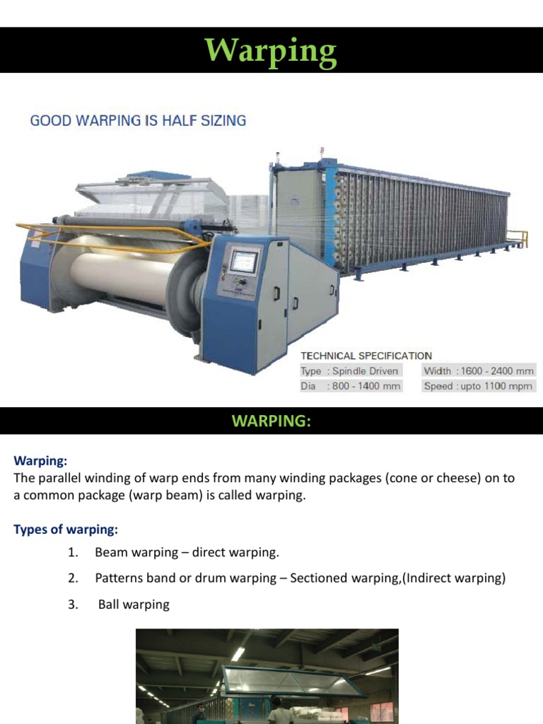 Warping | PDF | Weaving | Beam (Structure)