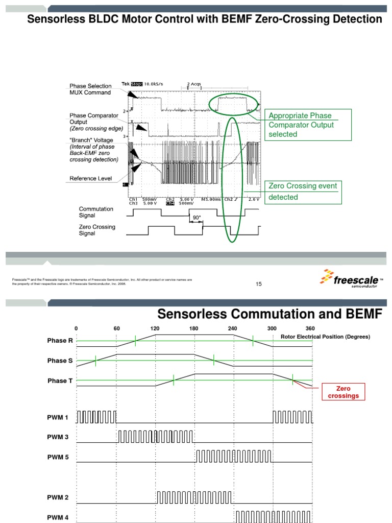 Sensorless BLDC Motor Control With BEMF Zero-Crossing Detection | PDF ...