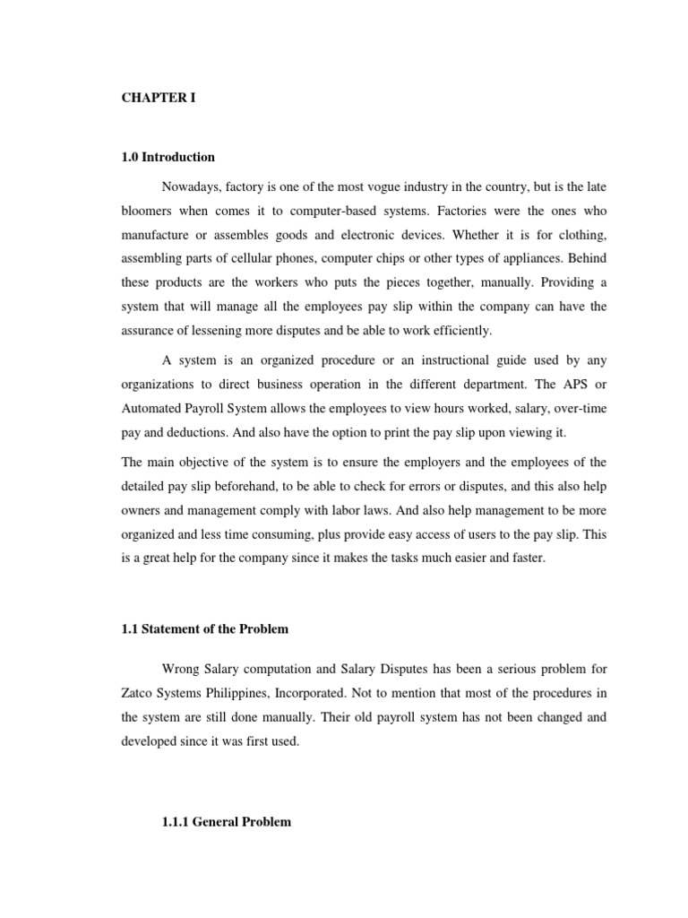 Automated Payroll System | Download Free PDF | Payroll | Automation