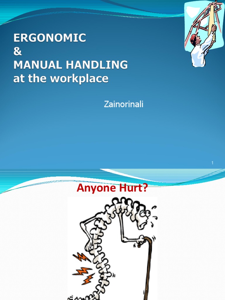 Ergonomic and Manual Handling | PDF | Human Factors And Ergonomics ...