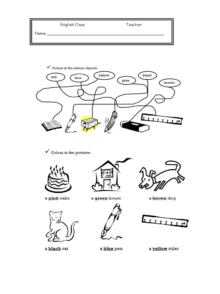English Class Teacher Information Sheet | PDF
