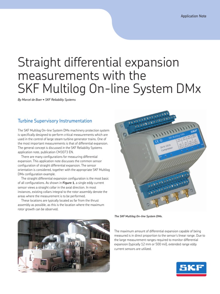 Straight Differential Expansion - DMX | PDF | Sensor | Turbine