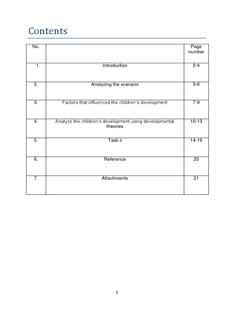 Child Development Analysis and Factors | PDF | Child Development ...