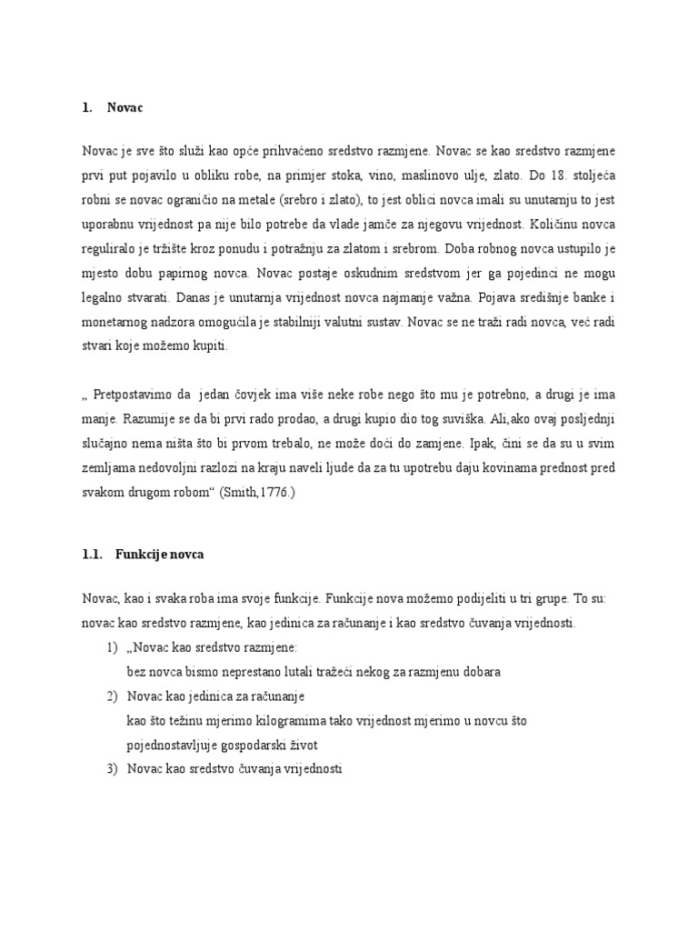 Ponuda Novca | PDF