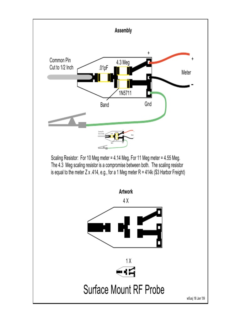 Surface Mount RF Probe: Assembly | PDF