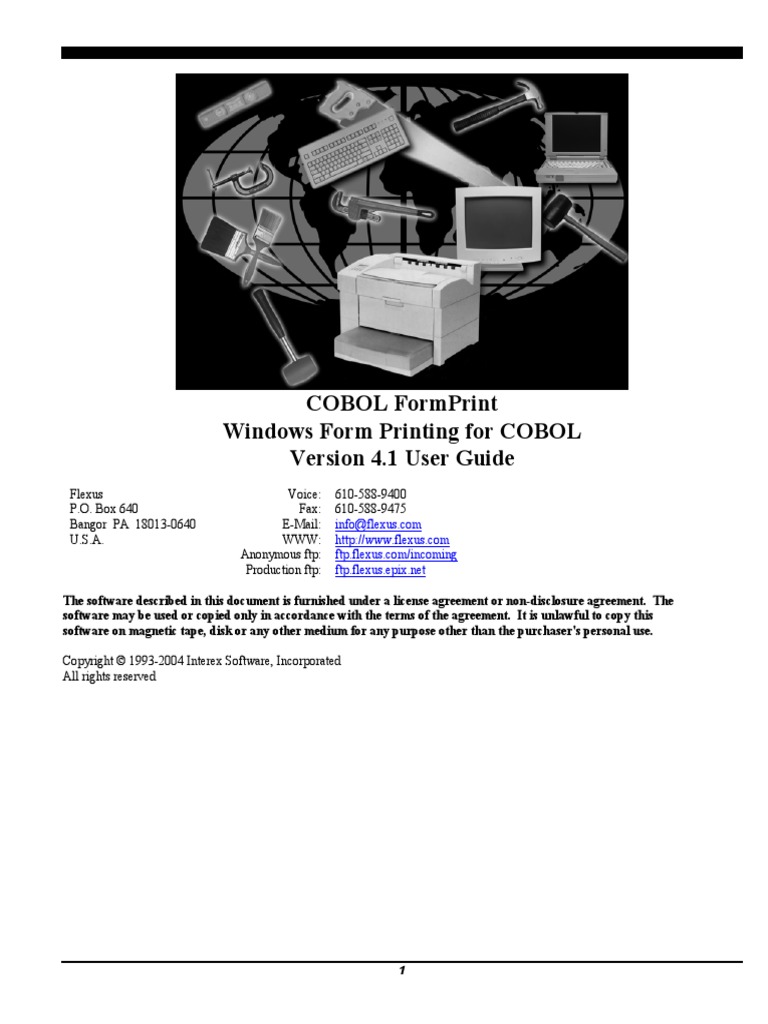 COBOL FormPrint | PDF | Computer Keyboard | Icon (Computing)