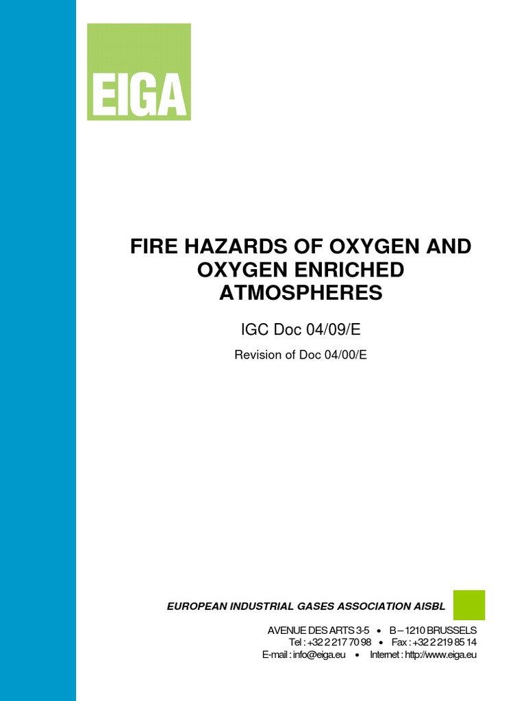 EIGA Doc 04 09 E | PDF | Combustion | Oxygen